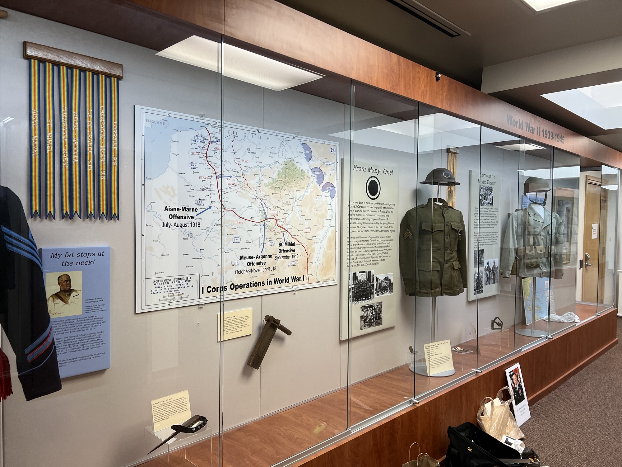 I Corps Headquarters Exhibits | Lewis Army Museum