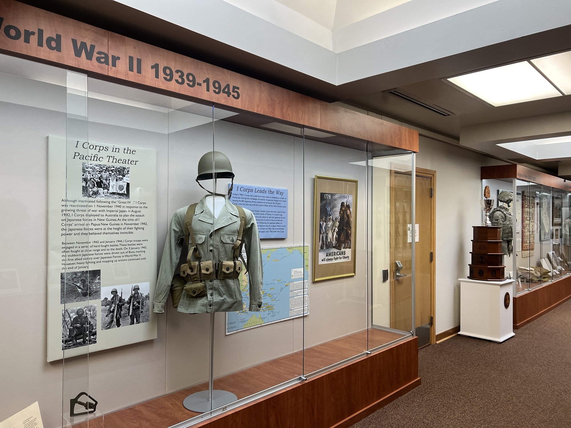 I Corps Headquarters Exhibits | Lewis Army Museum