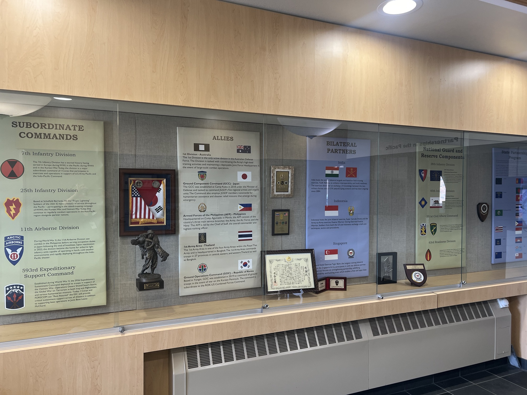 I Corps Headquarters Exhibits | Lewis Army Museum