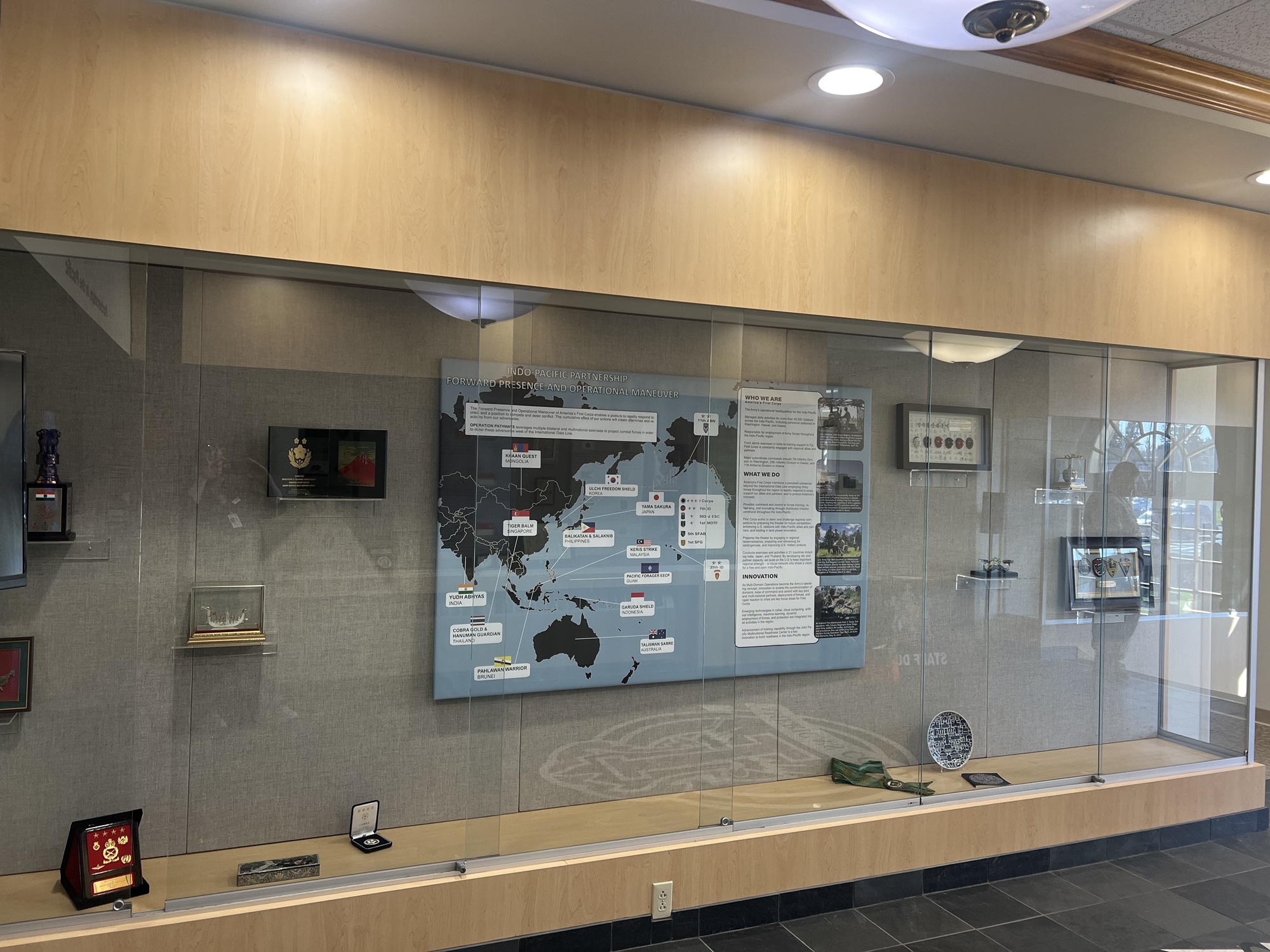 I Corps Headquarters Exhibits | Lewis Army Museum