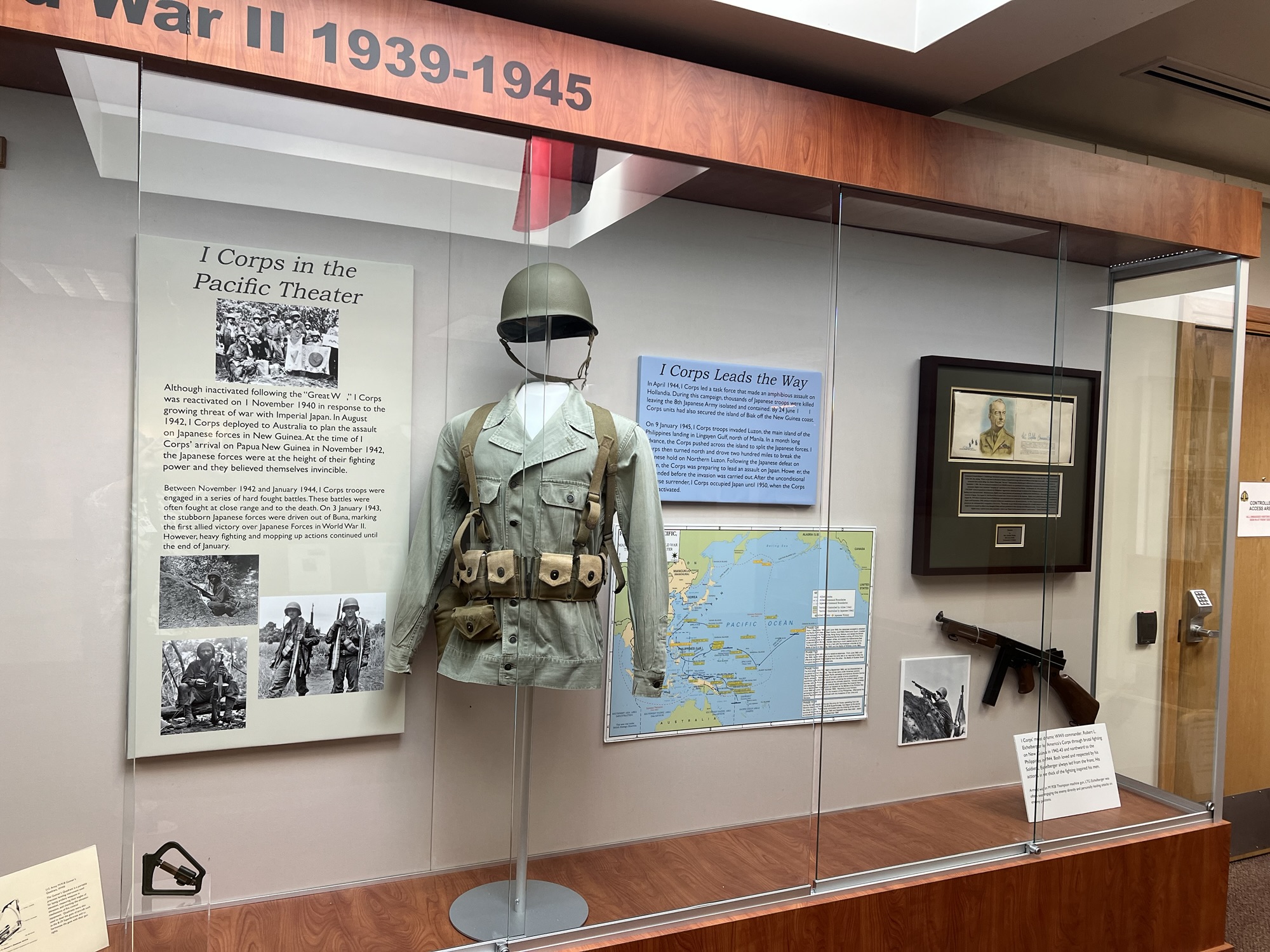 I Corps Headquarters Exhibits | Lewis Army Museum